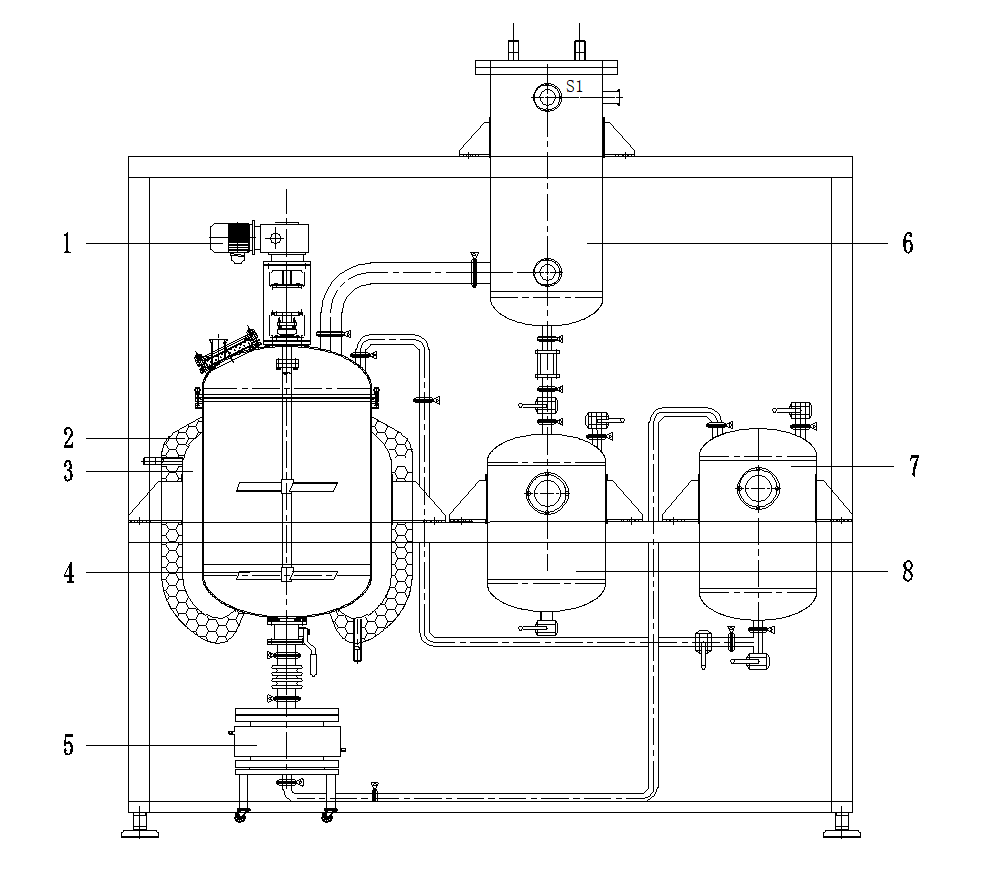 Stainless Steel Crystallization Reactor - Ethanol extraction CBD ...